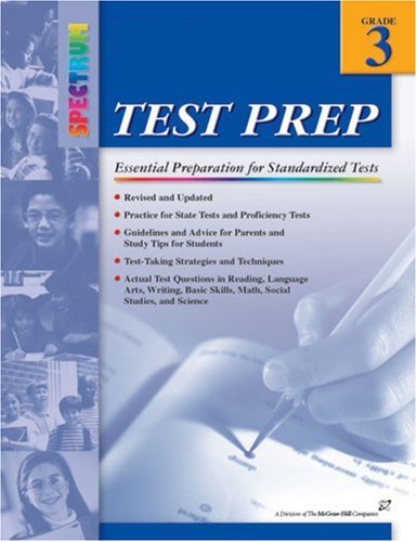 Spectrum Test Prep, Grade 3: Carson-Dellosa Publishing: 9781577686637 ...