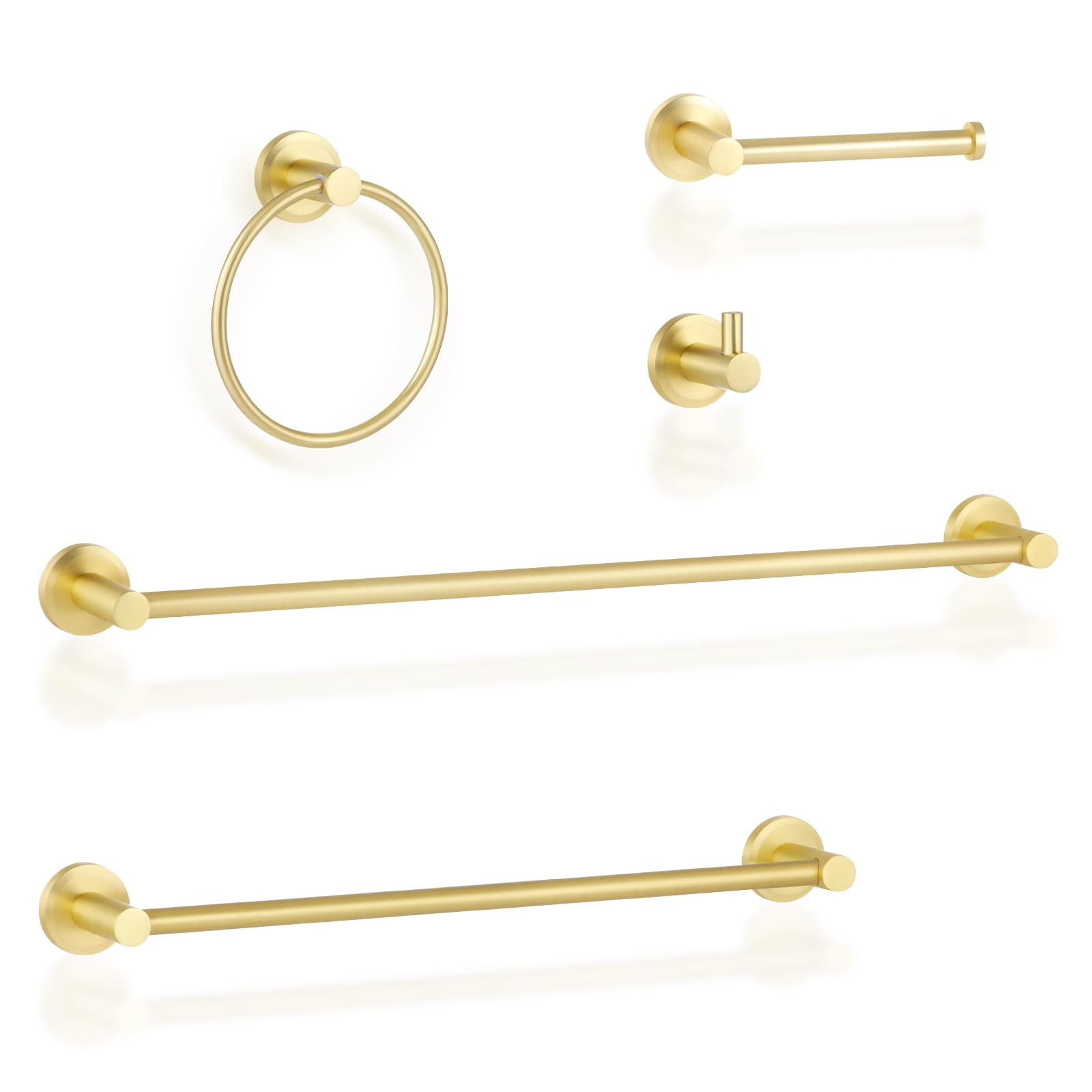 XINWEI Bathroom Towel bar,Gold Bathroom Hardware Set,18 and 24inch ...