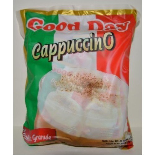 Amazon.com : Good Day Cappuccino with Chocolate Granule Instant Coffee ...