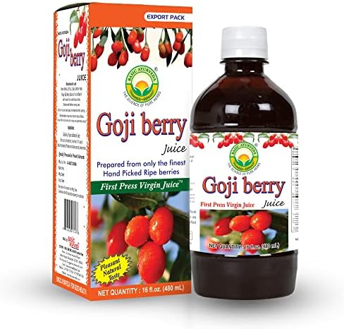 Amazon.com : Basic Ayurveda Goji Berry Juice | 16.23 Fl Oz (480ml ...