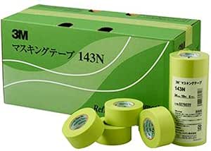 Amazon.co.jp: 3M 143N マスキングテープ 18mm×18m （70ｹ入）: 文房具・オフィス用品