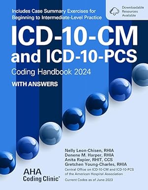 ICD-10-CM and Icd-10-pcs Coding Handbook, With Answers, 2024: Nelly Leon-Chisen: 9781556484919 ...
