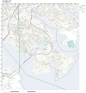 Amazon.com: Working Maps Zip Code Wall Map of Dundalk, MD Zip Code Map ...