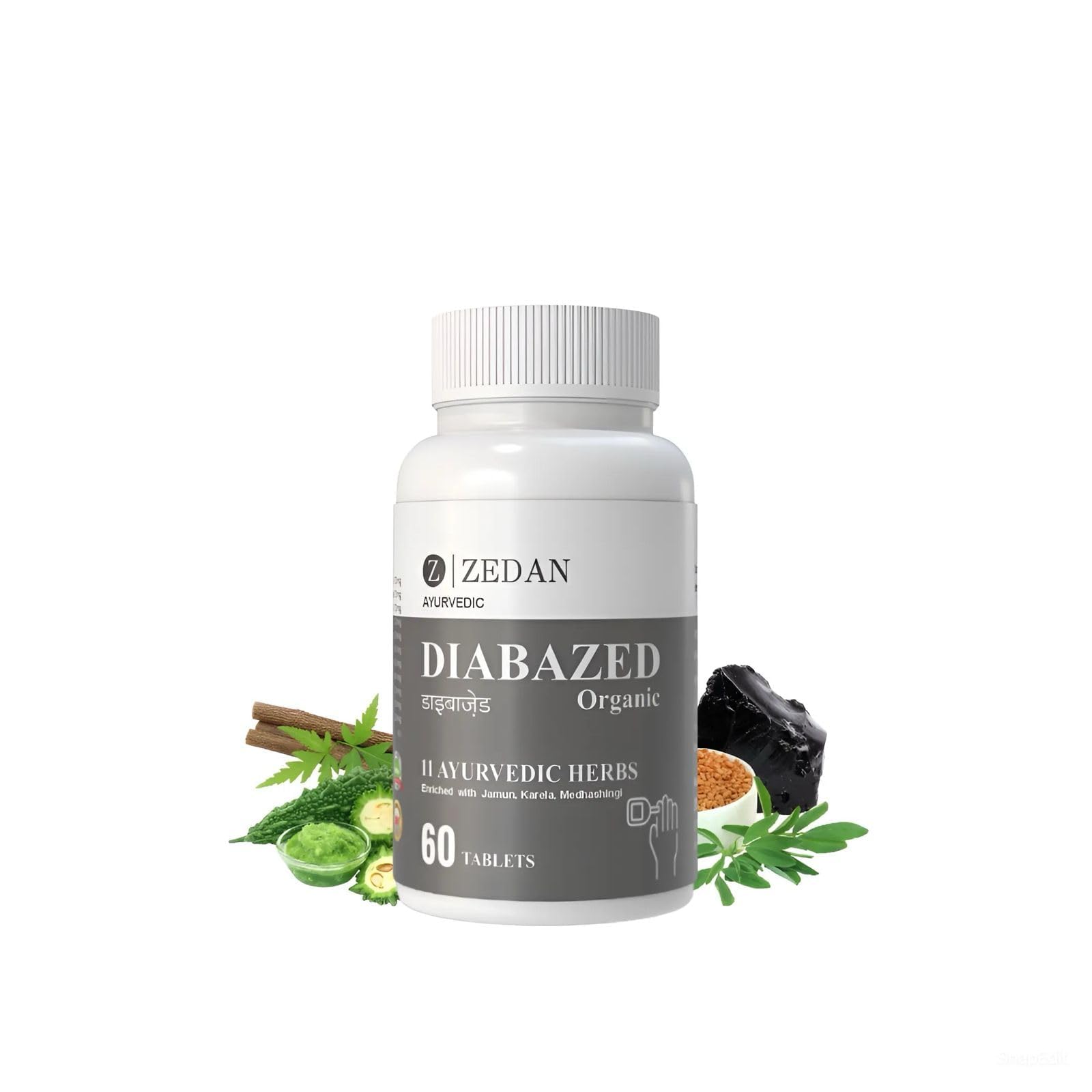Buy ZEDAN Ayurvedic Diabetes Care Tablets - 11 Herb Formula with Jambu ...