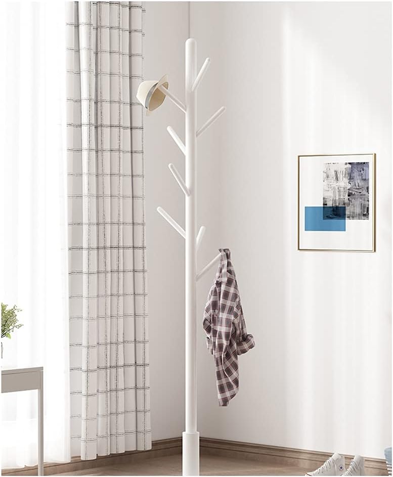 Amazon.com: Original Floor-Standing Coat Rack Stand Hat Rack Wooden ...