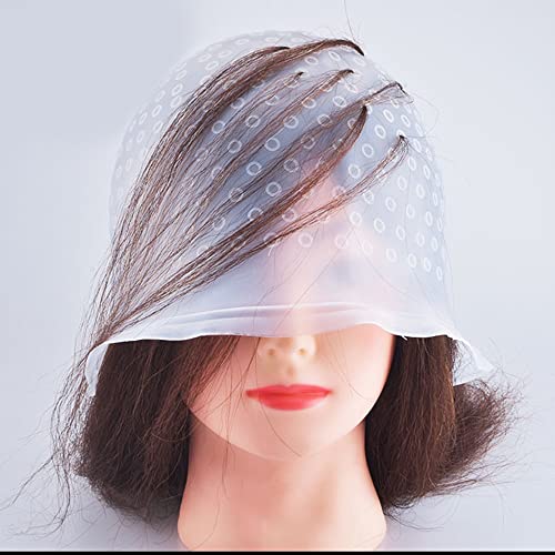 Meches Cap,Hair Cap for Meches Hair Coloring Hat Silicone Coloring Hat ...