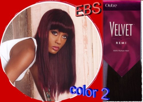 Amazon.com: Velvet Remi Human Hair Extension outre Yaki Weave Extension ...