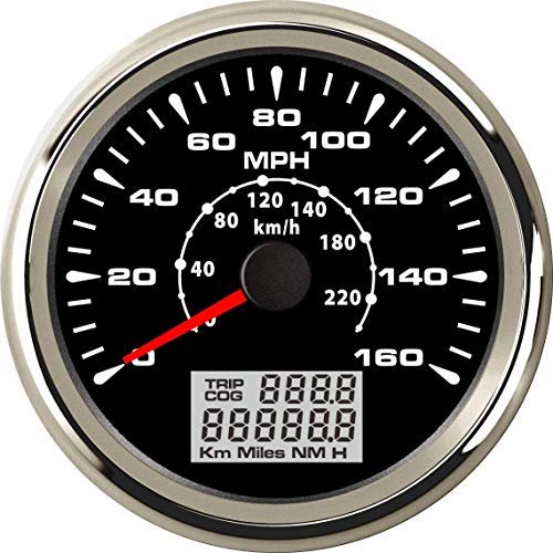 Amazon.com: ELING MPH velocímetro GPS Velómetro 160 MPH 220 KM/H Speedo ...
