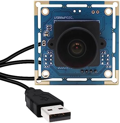 Amazon.com: MMlove USB Camera Module HD 8MP Webcam 170 Degree Wide ...