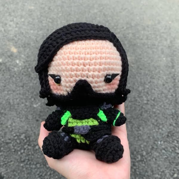 Amazon.com: Handmade Crochet Viper Valorant Doll Soft Stuffed Safe Toy ...