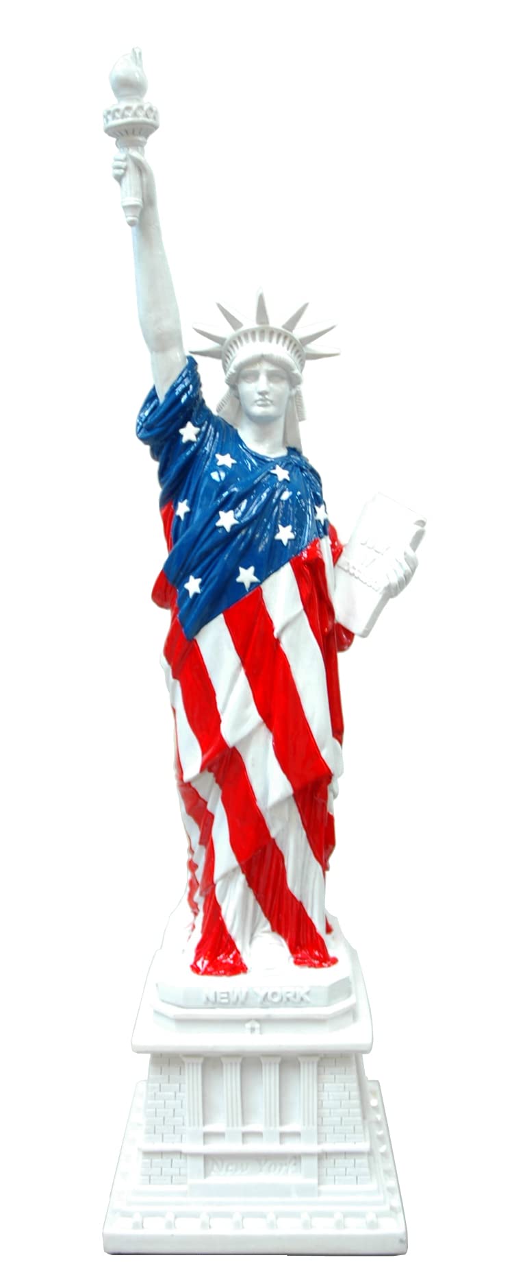 Amazon.com: Torkia - Statue of Liberty USA Flag Designed Statue ...
