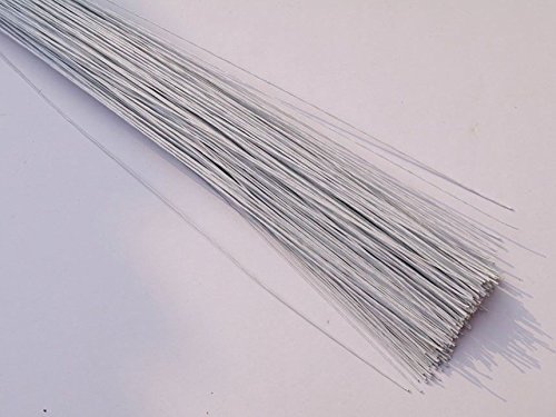 Homebakers Mart White Floral Wire 24 Gauge - Art & Craft Paddle Wire ...