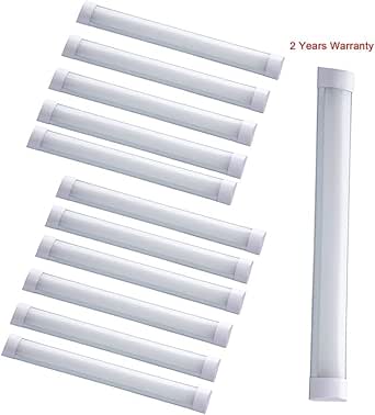 Brightex, (Pack of 10 Led Batten Light 72W 6FT Tube Lights 8640 Lumen ...