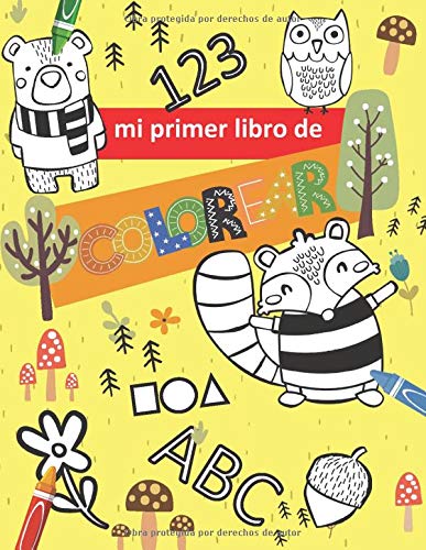 Mi Primer Libro De Colorear Abc 123 Libro De Colorear | Desertcart Sri ...