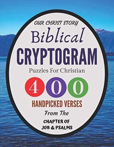 Amazon.com: Biblical Cryptogram Puzzles For Christian: 400 Large Print ...