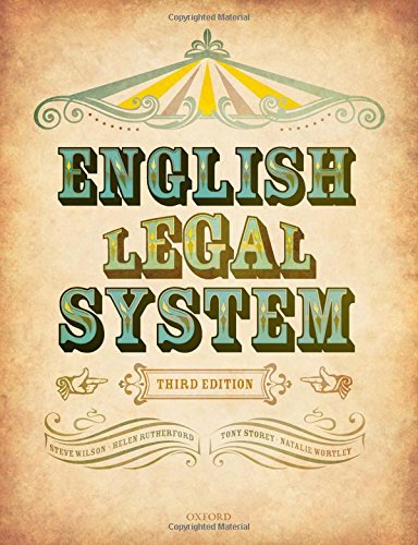 English Legal System: Amazon.co.uk: Wilson, Steve, Rutherford, Helen ...