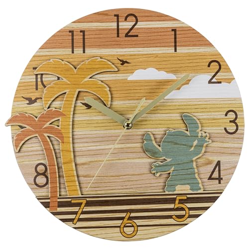 Lilo and Stitch Disney Palm Tree Wall Clock LAS3025 – BigaMart