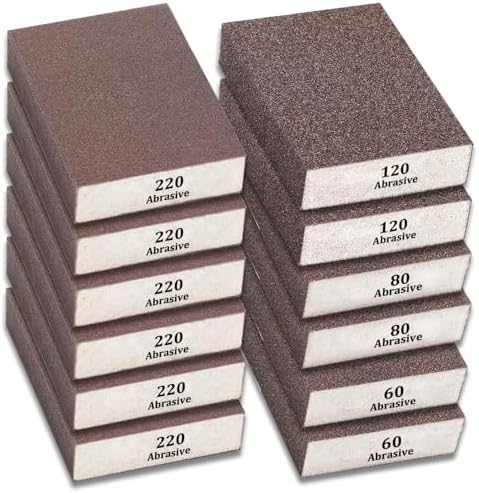 Amazon.com: YNZDRWA 8 Pack Sanding Sponge, Washable and Reusable ...