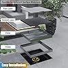 Square Invisible Sewer Cover with 2 Handles, Stainless Steel Manhole ...