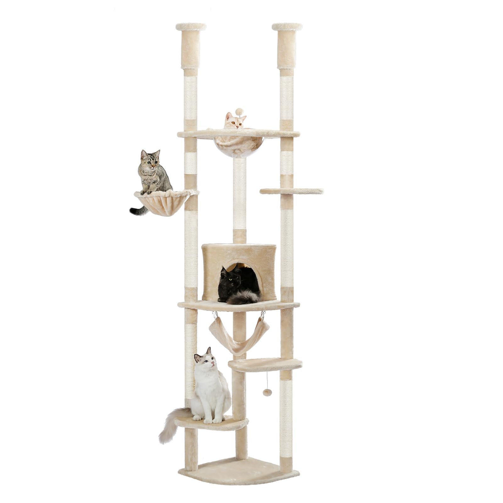 cat Tower Stable cat Towers Cozy Perches cat Tree Tower cat Toys Modern ...