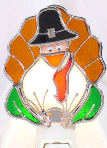 Stained Glass Turkey Night Light - Amazon.com