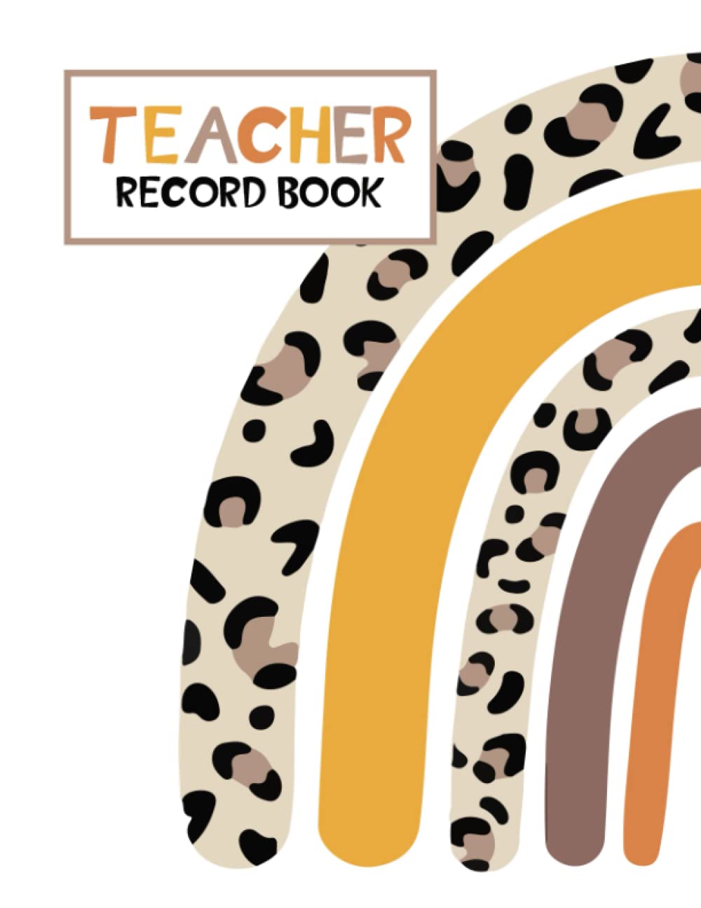 Teacher Record Book for Grading: Grade Record Book | Rainbow Style ...