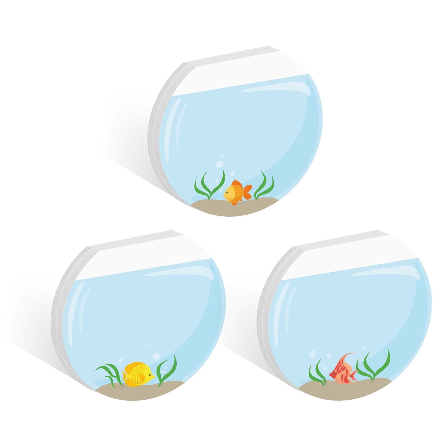 Cute Fish Bowl Clipart