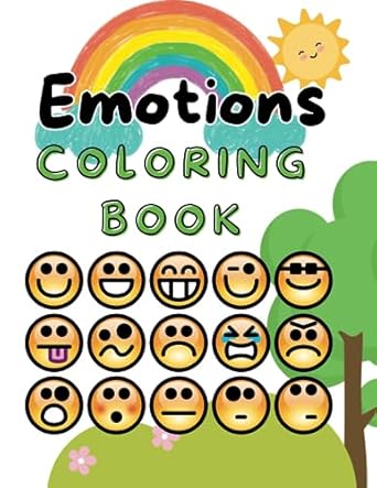 Emotions Coloring book for kids, Feelings Coloring workBook, Book of ...