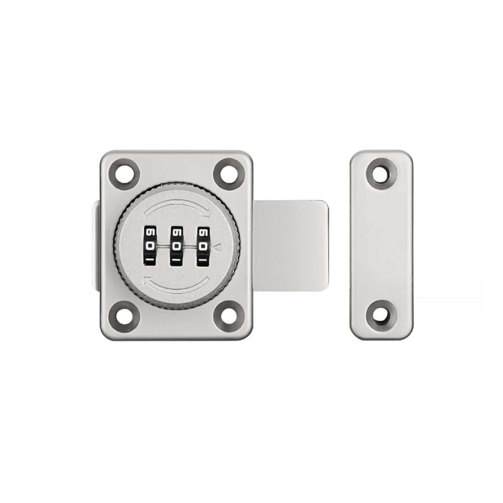 Amazon.com: Combination Lock with Passcode 3 Digit Zinc Alloy Material ...