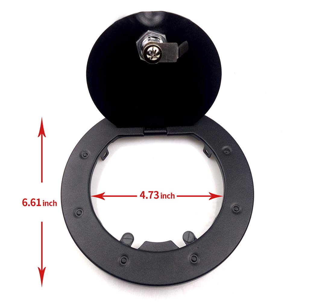 Snapklik.com : Sukemichi JK Gas Cap Cover For Jeep, Locking Fuel Filler ...