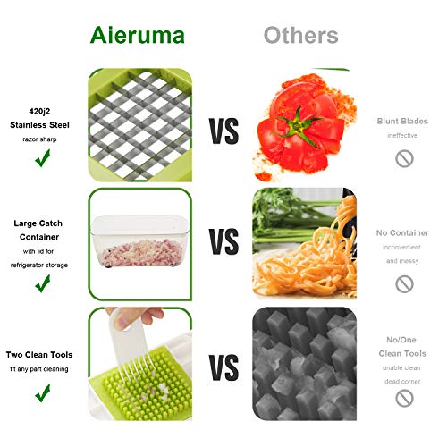(45% OFF) 16-in-1 Vegetable-Fruit-Cheese Dicer, Includes Spiralizer ...