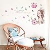 Amazon Brand - Solimo Wall Sticker for Bedroom (Charming Girl décor ...