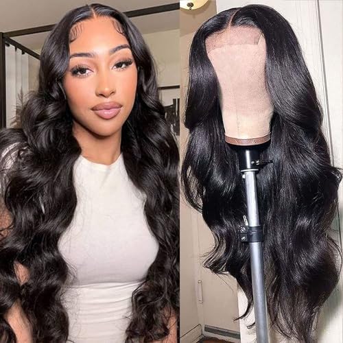 Amazon.com : Towouu Glueless Wigs Human Hair Pre Plucked Pre Cut ...