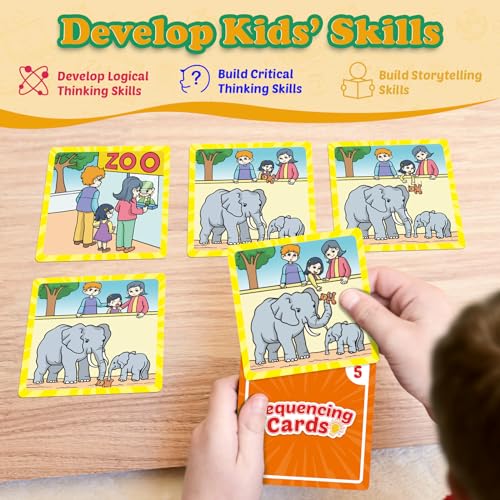 Snapklik.com : Sequencing Cards, Sequence Game For Kids, Speech Therapy ...