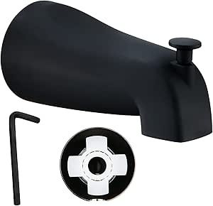 Amazon.com: Bathtub Tub Spout with Pull Down Diverter Bath Spicket Tube ...