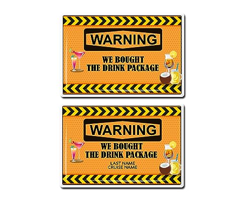Amazon.com: Cruise Door Magnet Decoration Sign, Drink Package, Cruise ...