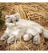 Amazon.com: Chongker Cute Red Panda Plush Toy, Weighted Stuffed Animals ...