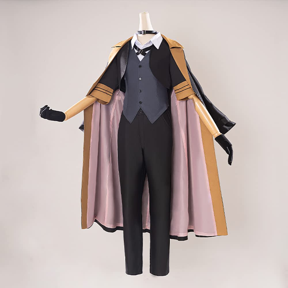 Buy Anime Bungou Stray Dogs Costume Port Mafia Nakahara Chuuya dazai ...