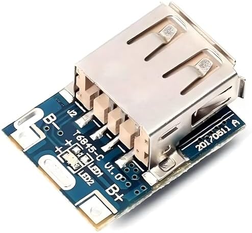 Electronic Spices Dual USB Output 5v 2.1a 1a Power Bank Charging Module ...