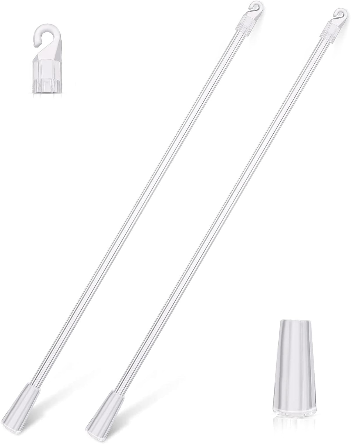 Amazon.com: Grevosea 2 Pieces Blind Wand for Window Blinds, Vertical ...