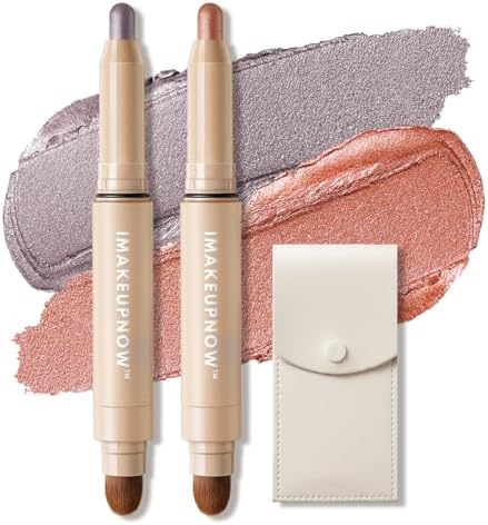 Amazon.com : imakeupnow Cream Waterproof Eyeshadow Stick Set Shimmer ...