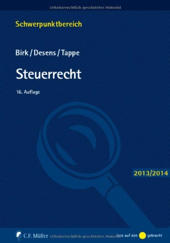 Steuerrecht : Birk, Dieter, Desens, Marc, Tappe, Henning: Amazon.de: Bücher