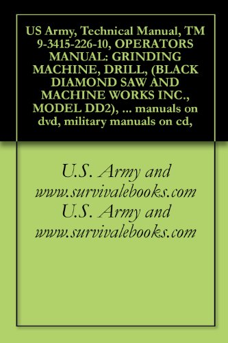 US Army, Technical Manual, TM 9-3415-226-10, OPERATORS MANUAL: GRINDING ...