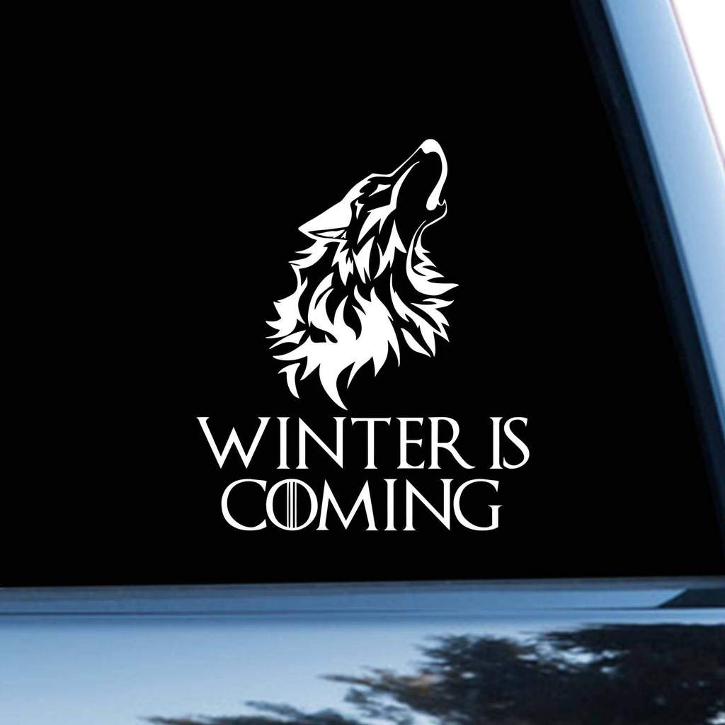Game Of Thrones Car Sticker Starks Car Decal Dire Wolf | Desertcart KSA