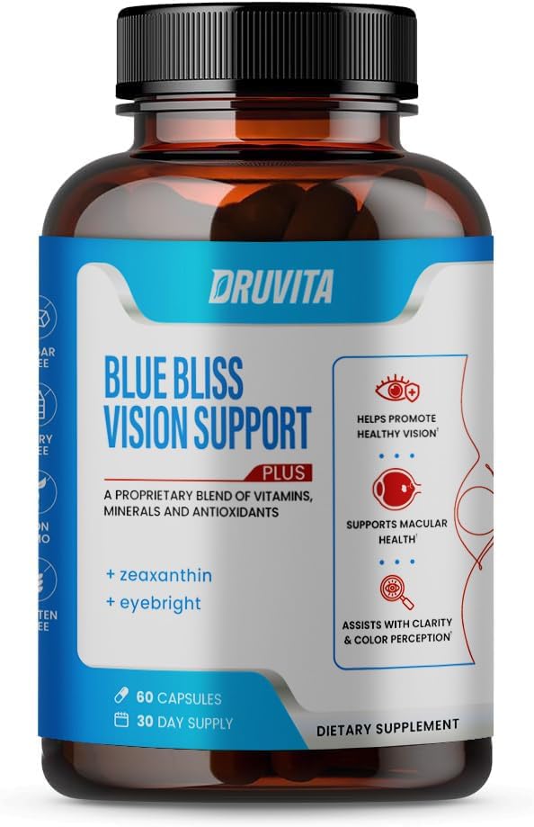 Amazon.com: Blue Bliss Vision Support - Eye Vitamins with Lutein ...