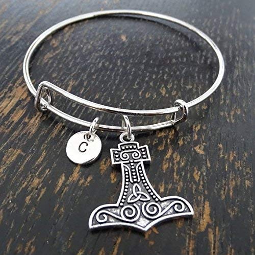 Amazon.com: Thors Hammer Bracelet, Thors Hammer Charm, Thors Hammer ...