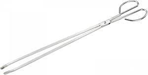 Amazon.com: uxcell Scissors Tong, 60cm Stainless Steel Fireplace ...