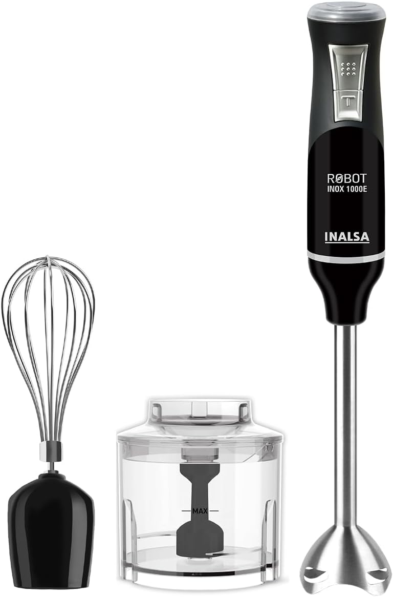 INALSA Hand Blender Robot Inox 1000 ES-1000 Watts| Super Silent DC ...