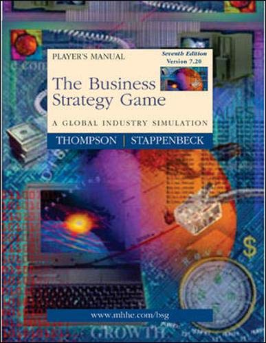 Amazon.com: Business Strategy Game Player's Package V7.20 (Manual ...