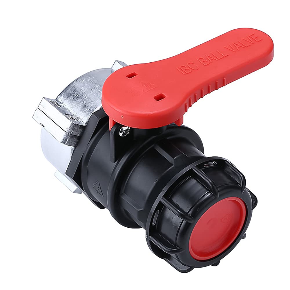 Buy Conposh 1000L IBC Tank Butterfly Valve Tap Water Adapter Hose Pipe ...